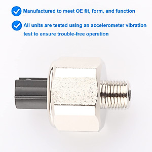 Knock Sensor, Replaces 30530-PPL-A01, 158-0917, 1580917 Compatible with Honda, Acura - 2003-2007 Accord, 2002-2009 CRV, 2002-2005 Civic, 2003-2011 Element, 2007-2012 RDX, 2002-2006 RSX, 2004-2008 TSX