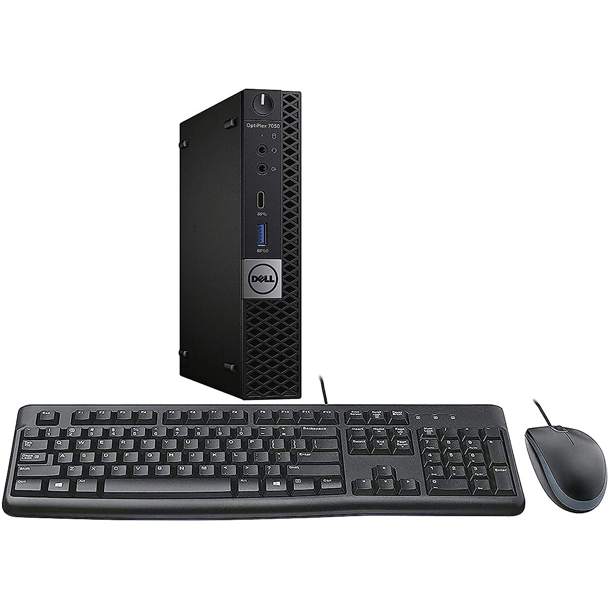 Dell OptiPlex 7050 MFF Intel Core i5-6600T 8GB 128GB Desktop PC Refurbished Window 10 Professional with Keyboard and Mouse (Renewed)