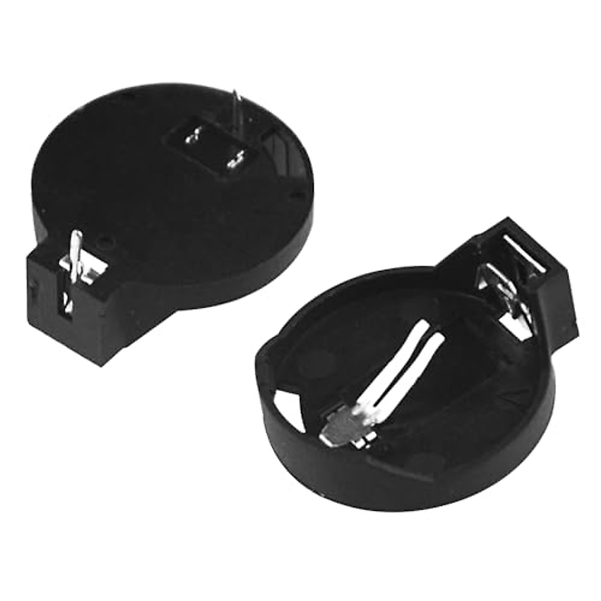 WMYCONGCONG 30 PCS CR2032 CR2025 Coin Button Cell Battery Holder Case, Black