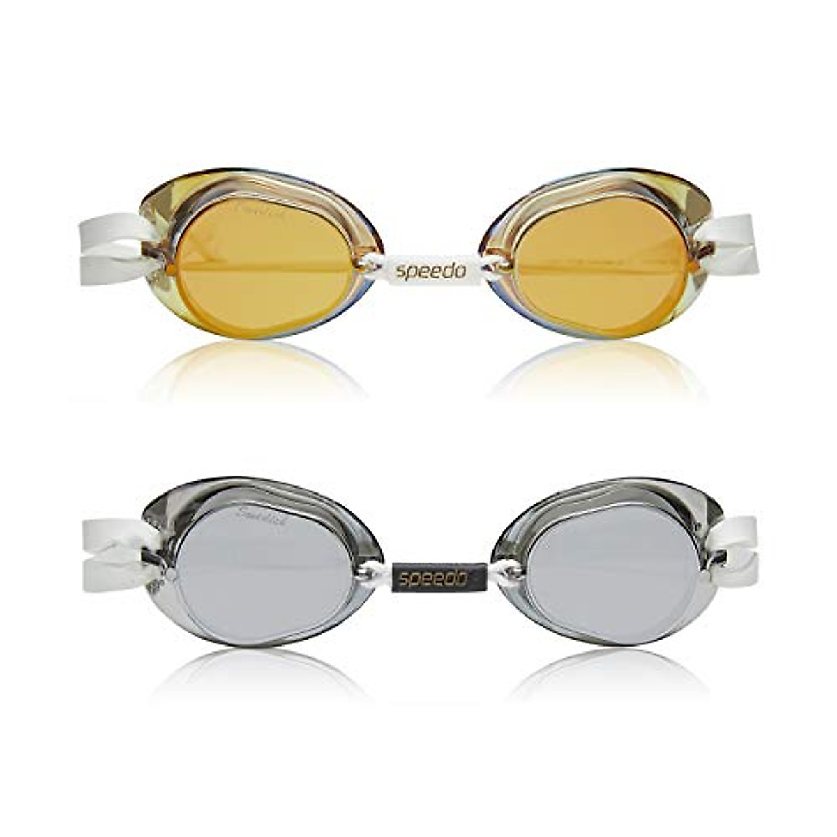 Speedo Unisex-Adult Swim Goggles Swedish 2-Pack