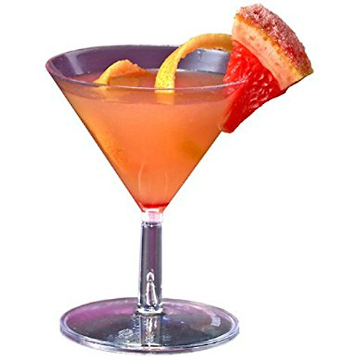 40 Disposable Mini Plastic Martini Glasses Clear Mini Dessert Cups Plastic Cocktail Glasses 2 pc Martini Glass Dessert Glasses Parfait Cups 2 oz Wine Shooter Shot Glasses Candy Bowls Trifle Party Bowl