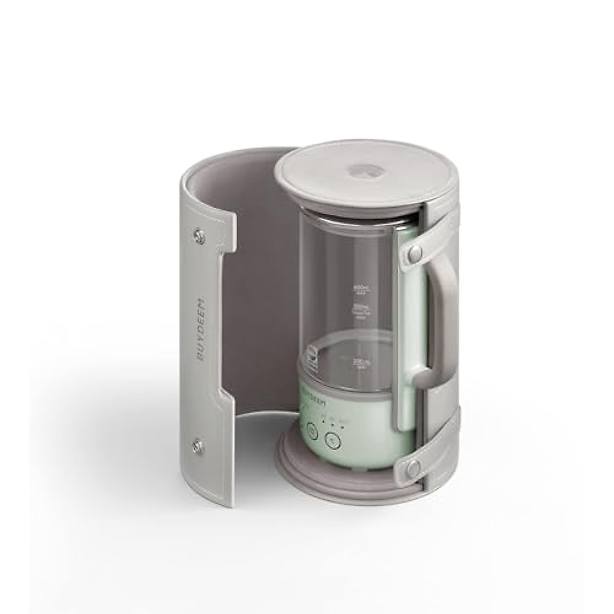 BUYDEEM A210 Portable Storage Bag for K313 Mini Healthy-Care Beverage Kettle, Water-Resistant Carrier Case for K313 Kettle, Grey