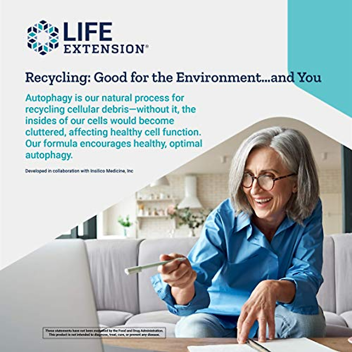 Life Extension GeoProtect Autophagy Renew – Encourages Cellular Housekeeping & Longevity – Vegetarian, Gluten-Free, Non-GMO – 30 Vegetarian Capsules