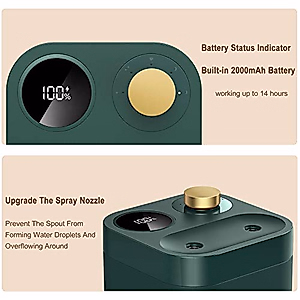 Fanximan Mini Battery Powered Cordless Humidifier - Portable Wireless Plant Humidifier,USB Rechargeable Small Humidifier for baby,Bedroom,Travel,Office