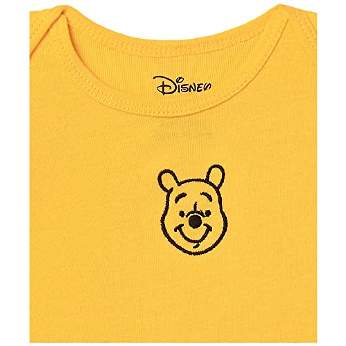 Amazon Essentials Disney | Marvel | Star Wars Unisex Babies' Short-Sleeve Bodysuits, Pack of 6, Winnie the Pooh Oh Bother!, 12 Months