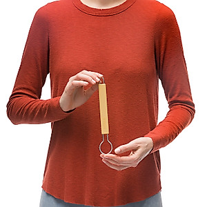 Redecker Silicone Dish Brush Bundle, Includes Interchangeable Natural Horsehair and Tampico Fiber Brush Heads, Sustainable Silicone and Stainless Steel Handle with Hanging Loop, Sand