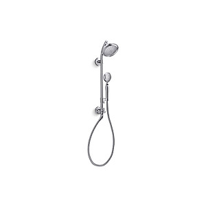 KOHLER Artifacts Shower Head with Handheld Combo High Pressure, One Size, Polished Chrome, K-76472-CP