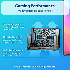 TotalMount for Nintendo Switch (Mounts Nintendo Switch on wall near TV)