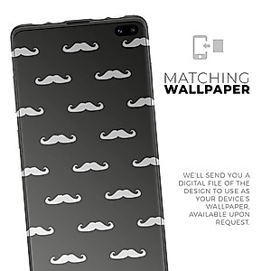 DesignSkinz Mustache Galore Protective Vinyl Decal Wrap Skin Cover Compatible with The Samsung Galaxy S20 (Screen Trim & Back Glass Skin)