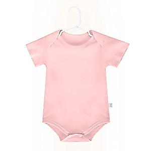 Minnebaby Plastic Baby Hangers 60 Pack, Ultra Thin No Slip Infant Nursery Clothes Hangers with 6 Pcs Cute Clothing Dividers for Boys & Girls Closet Organizer, White Kids Hangers