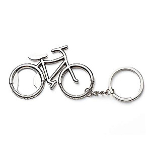 IKAAR Bottle Opener Keychain Bicycle Metal Beer Bottle Opener Cute Keyring for Bike Lover Wedding Anniversary Party Gift