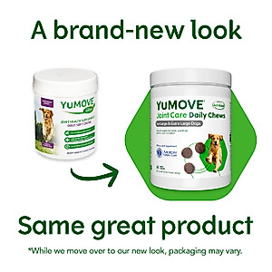 Lintbells YuMOVE Joint Supplement Dog Chews - Contains Glucosamine, Green Lipped Mussel - Natural Relief from Hip Ache, Stiff Joints - 1 Month’s Supply (Large & X-Large)
