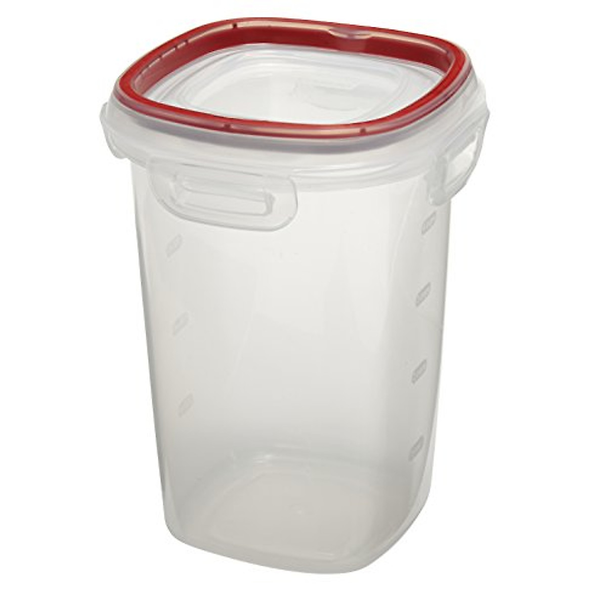 Rubbermaid Lock-Its Divided Food Storage Container with Easy Find Lid, 5.25 Cup, Racer Red