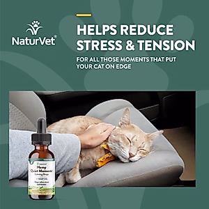 NaturVet Hemp Quiet Moments Calming Drops for Cat, 1oz