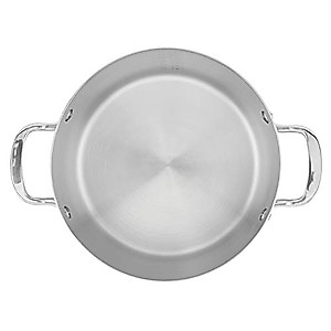 KitchenAid 3-Ply Base Brushed Stainless Steel Stock Pot/Stockpot with Lid, 8 Quart