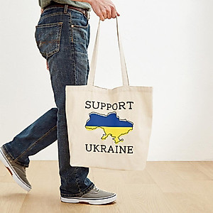 CafePress Support Ukraine Tote Bag Canvas Tote Shopping Bag