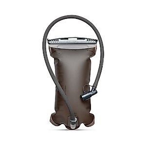 Hydrapak Force Ultra-Durable Water Bladder/Reservoir for Hydration Backpacks, 2-Liter (66 oz.), Insulated Tube, Safe & Reliable, Grey (A522), Mammoth Grey