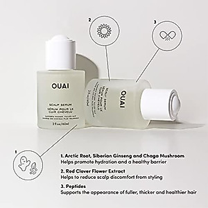 OUAI Scalp Serum for Thicker and Healthier Looking Hair, Balancing, Hydrating Formula for Fuller Looking Hair, 2 Fl Oz