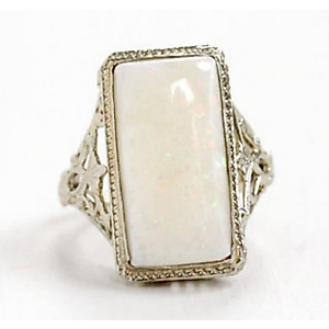 HUKQBUNX Fashion Retro Women 925 Sterling Silver Cut Opal Cubic Zircon Inlaid Carat Engagement Ring Diamond Princess Diamond Wedding Engagement Ring Size 6-10 (Size 7)