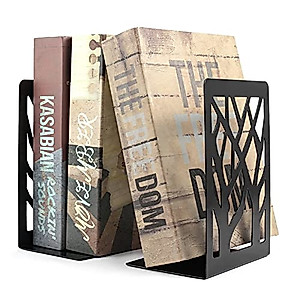 MAMEG Expandable Bookends 2pcs Book Ends Meta Bookend Book Stand Holder Book Support Shelf Desk Organizer Storage Bookrack School Office Supplies