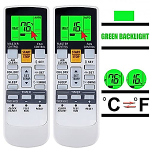 Replacement for Fujitsu Air Conditioner Remote Control Ar-Rah2u Ar-Rah1u Ar-Rae2u Ar-Rae1u Ar-Ry3 Ar-Ry4 Ar-Ry5 Ar-Ry6 Ar-Ry7 Ar-Ry10 Ar-Ry11 Ar-Ry12 Ar-Ry14 Ar-Ry15 Ar-Ry16 Ar-Ry17 Ar-Ry19 ... A
