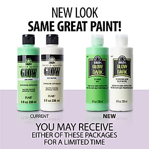 FolkArt glow in the dark paint, 8 oz, Neutral 8 Fl Oz
