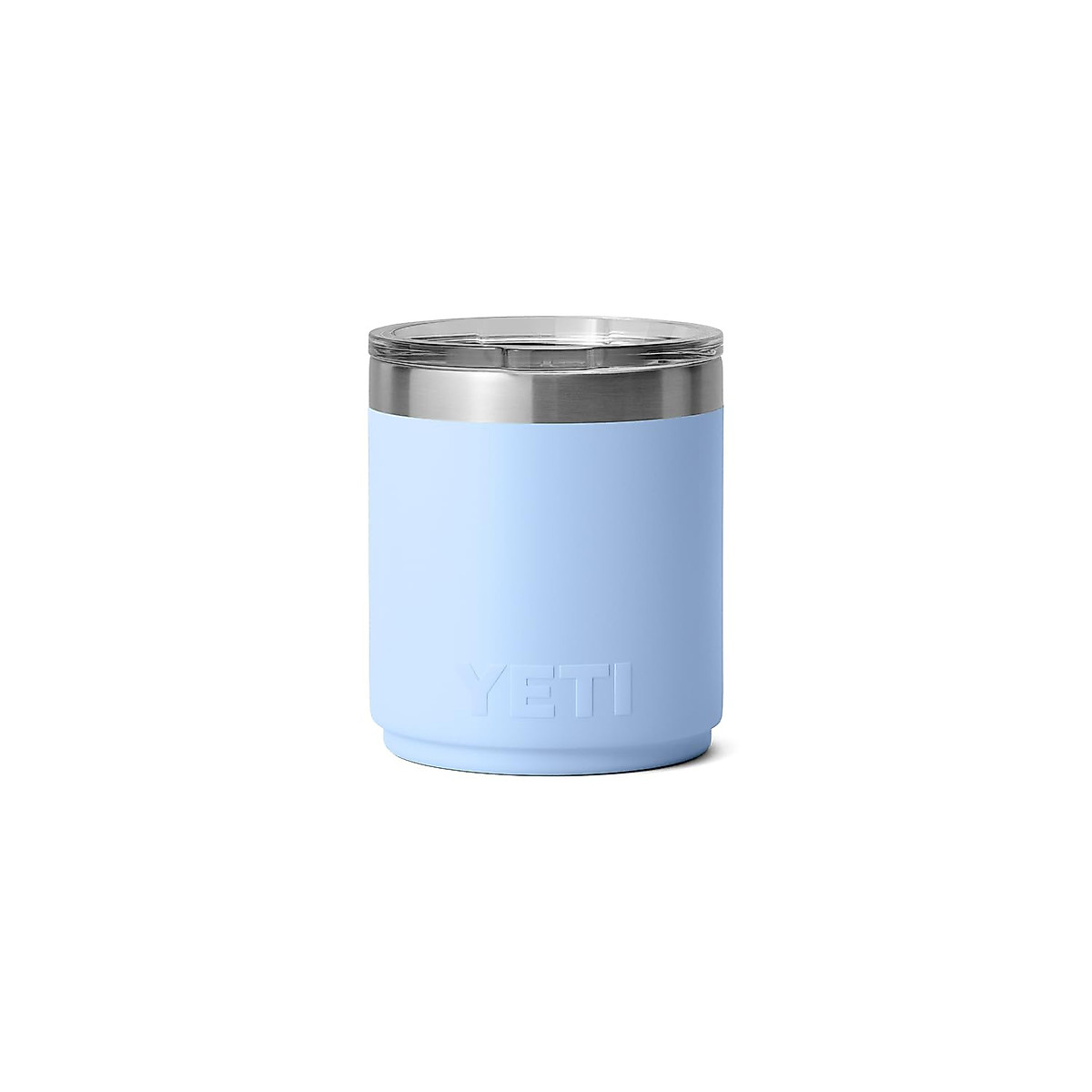 YETI Rambler 10 oz Stackable Lowball 2.0, Vacuum Insulated, Stainless Steel with MagSlider Lid, Big Sky Blue