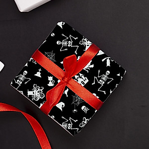 JUTTIRA Halloween Tissue Paper, black white