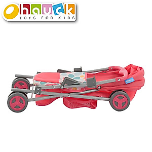 Hauck 17 Piece Baby Doll Set with Folding Pram High Chair