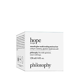 philosophy renewed hope in a jar smooth glow multi-tasking moisturizer, 4 Fl. Oz.