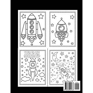 jumbo spaceships coloring book for kids: An Amazing Space Themed Activity Book For Kids & Toddlers , Present for Preschoolers, Kids and Big Kids
