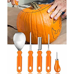 Pumpkin Carving KIT Halloween Pumpkin Carving Tools, Halloween 11 Piece Professional Stainless Steel Pumpkin Carving Kit, Pumpkin Cutting Supplies Tools Kit for Adults Kids Brand: