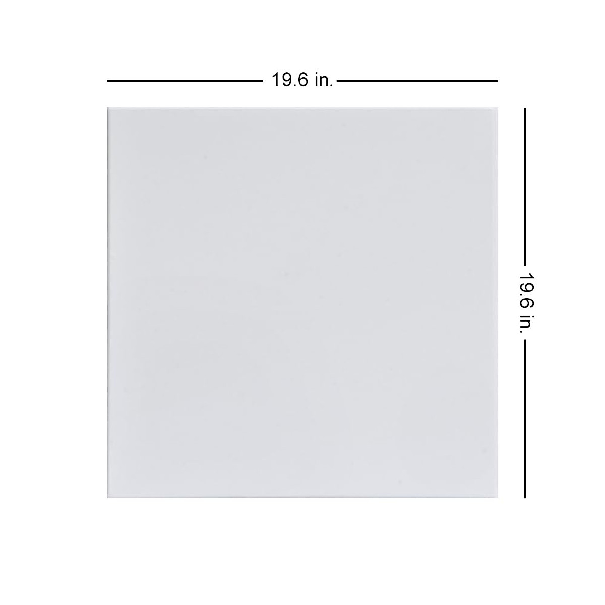 A La Maison Ceilings R22 Basic Foam Glue-up Ceiling Tile (129.6 sq. ft./Case) Pack of 48, Ultra Pure White - Satin (Behr)