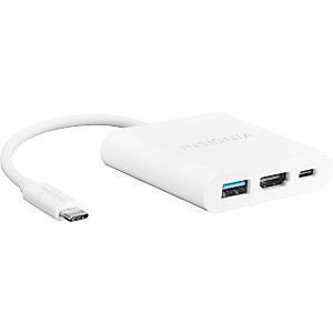 Insignia USB-C to HDMI Multiport Adapter - White - Model: NS-PCACHM