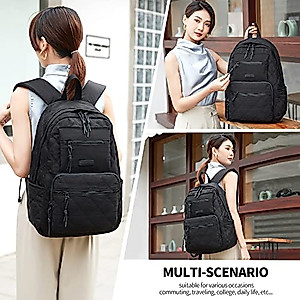 Vendra Moka Waterproof Laptop Backpack Purse for Women and Men, Hiking Travel Backpack