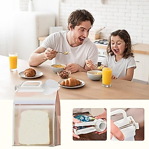 Bag Clip with Pour Spout, Bag Spout Clips, Food Bag Clips with Pour Spouts, Bag Clips for Food, 2025 Newest Bag Sealing Clip with Pour Spout, Reusable Plastic Cap Sealer Clips (White-2)