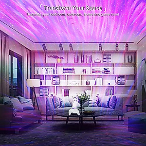 Vinwark Star Projector, Galaxy Projector, Northern Lights Aurora Projector for Bedroom with Music Bluetooth Speaker and White Noise, Starry Night Light Projectors for Kids Adults