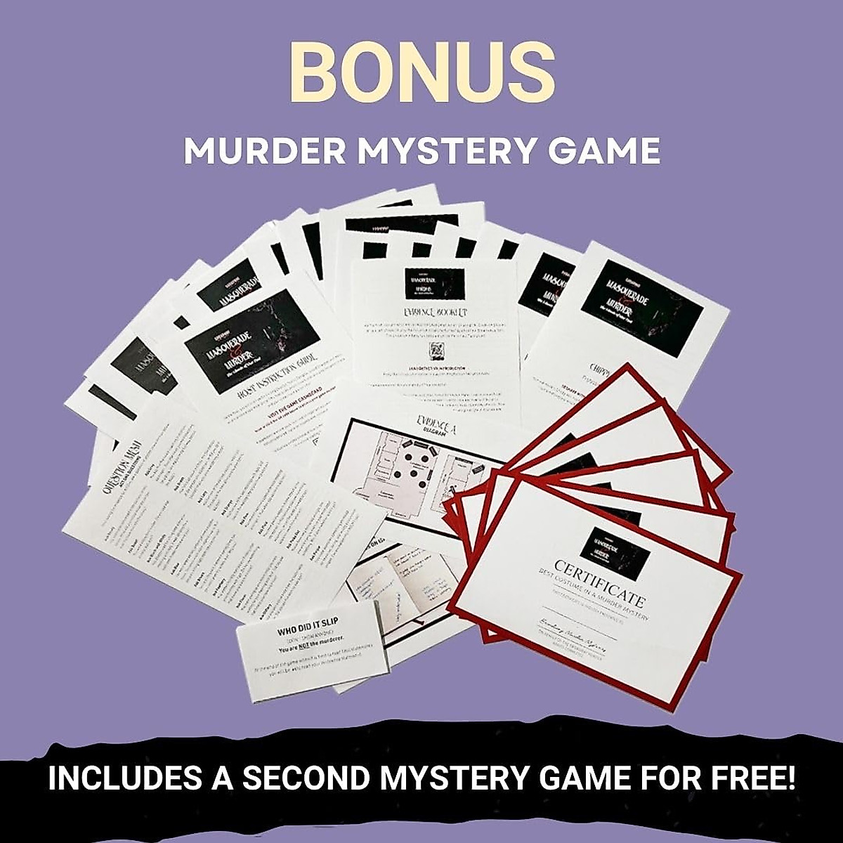 Horror on The Haunted House Tour | Halloween Murder Mystery Party Game | Flexible 4-20+ Players | New Print-Friendly & Virtual Printable File Formats