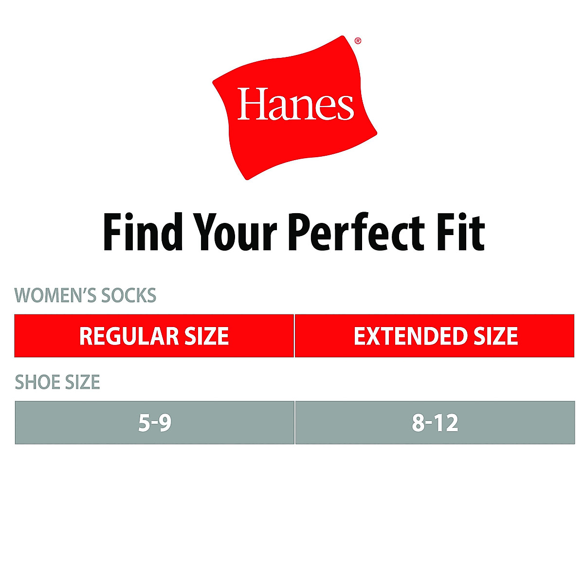 Hanes womens Performance Cool Compression Heel Shield 6 Pair Pack Casual Sock, Pink/Blue Design, 8 12 US