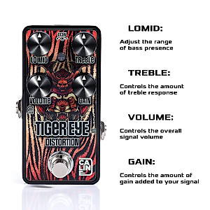 Caline Mini Guitar Distortion Pedal G001 with G013 Guitar Boost Effect Pedal