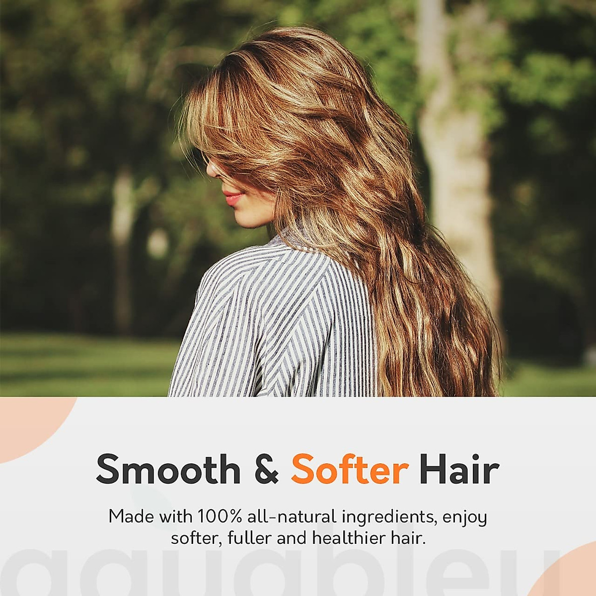 Aquableu Sweet Orange Vanilla Shampoo & Conditioner Set – Natural Moisturizing, For Dry & Damaged Hair – Sulfate & Paraben Free – For Colour Treated Hair – 16oz