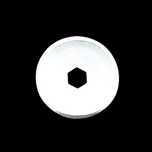 AUTOTOOLHOME 18mm Rotary Cutter Blades 10 Pack Replacement Rotary Blades Cutting Fabric Paper Quilting Scrapbooking Sewing Patchwork Tool