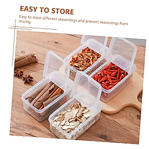 SHOWERORO Small Lightweight Condiment Dispenser Spice Storage Box Seasoning Jar for Home Restaurant
