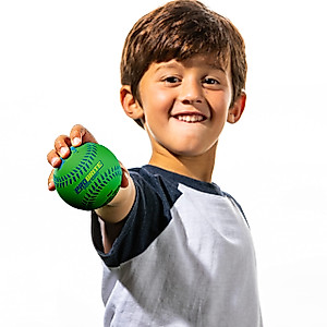 Franklin Sports - Pro Brite - Neon Rubber Teeball - MLB - Youth Tball - Baseball + Softball - Indoor & Outdoor Use