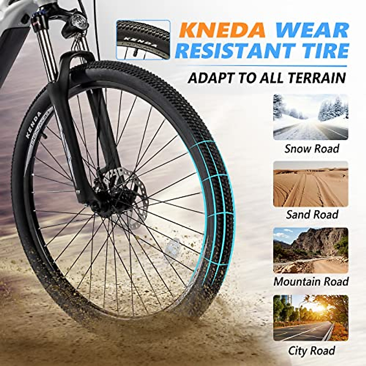 PEXMOR Electric Bike for Adults, 750W BAFANG Motor Ebike 32MPH Adult Electric Bicycle 48V 14AH LG Battery, 27.5" Electric Mountain Bike 7 Speed Gears Lockable Fork City Commuter E-Bike,UL Certified