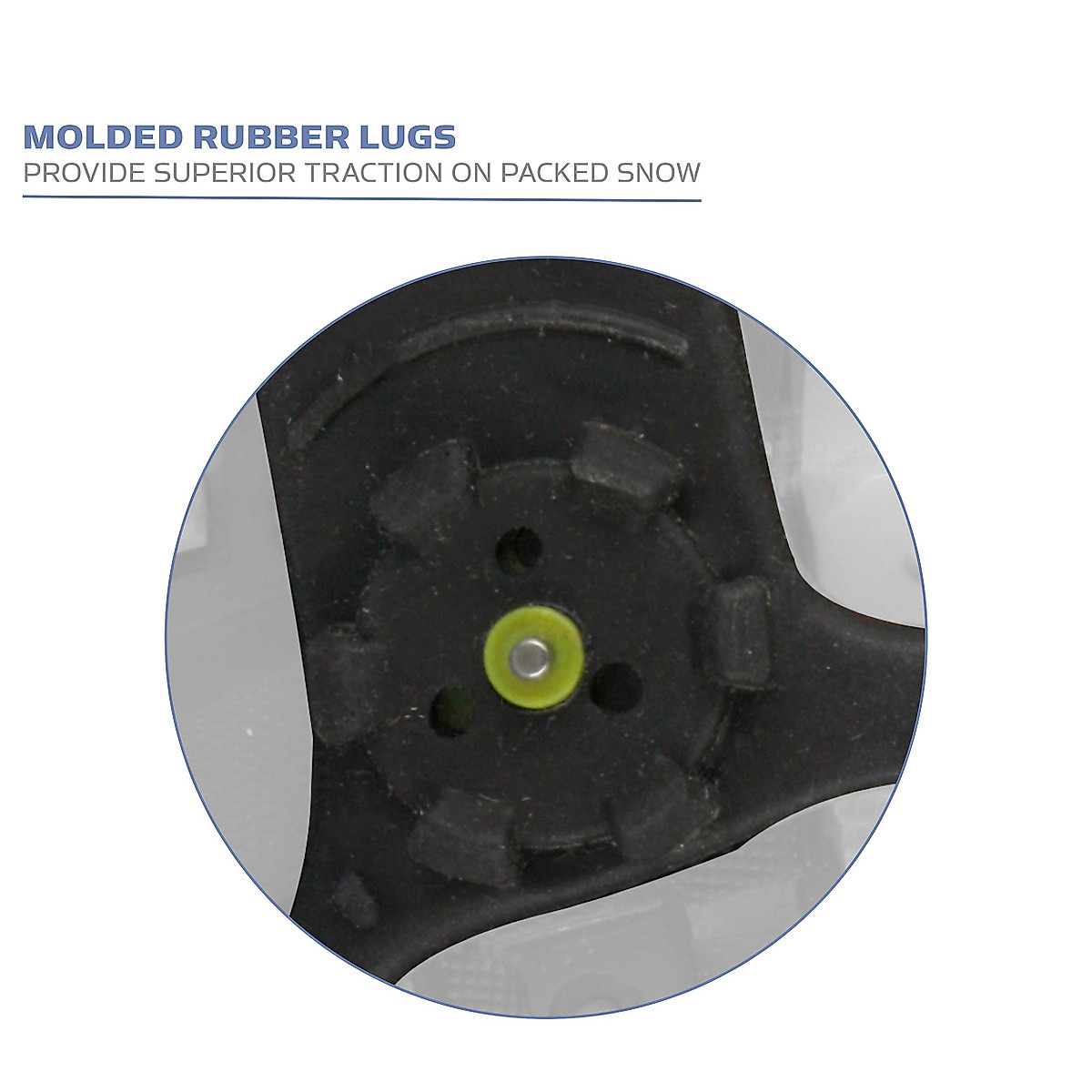 Yaktrax Spikes for Walking on Ice and Snow (1 Pair), Alloy steel