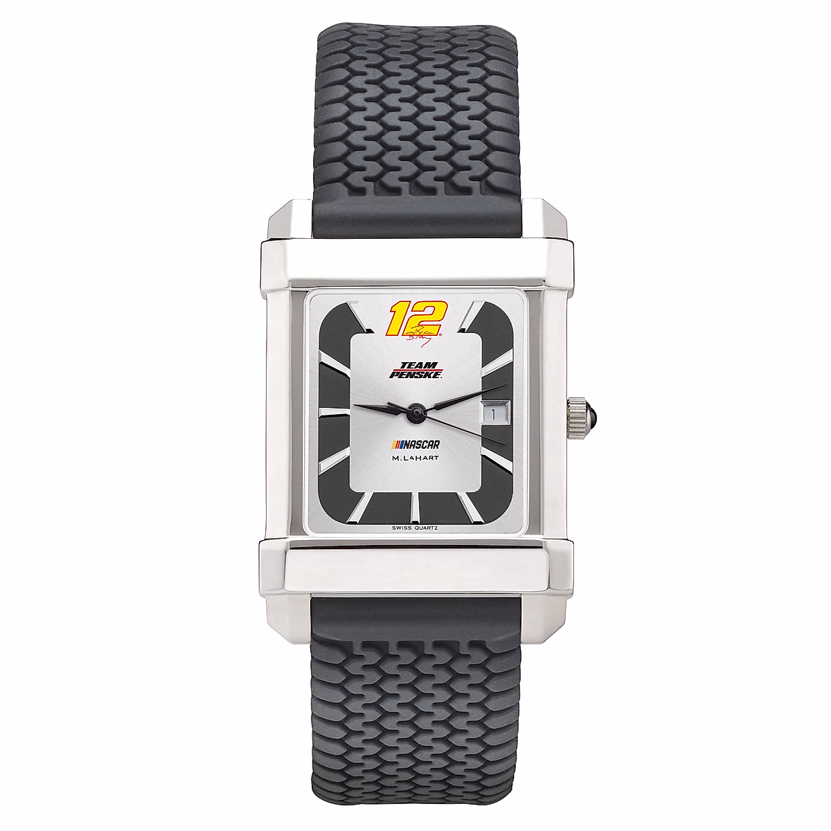 M. LA HART Ryan Blaney #12 Speedway Watch with Rubber Strap