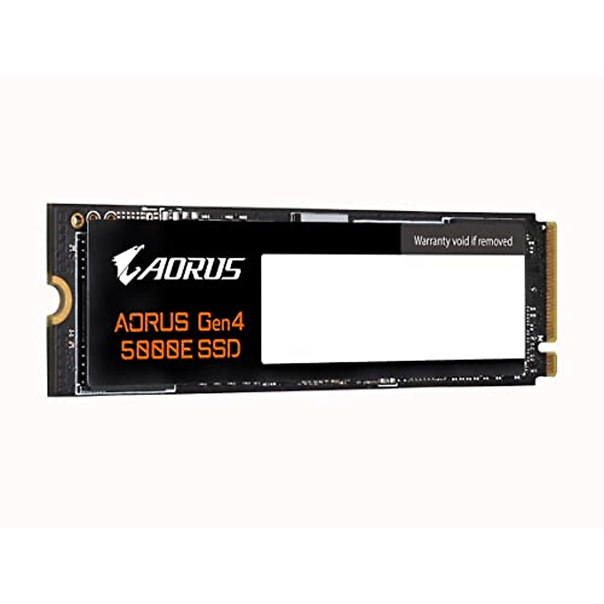 Gigabyte AORUS Gen4 5000E SSD 1TB SSD PCIe 4.0 NVMe M.2 Internal Solid State Hard Drive with Read Speed Up to 5000MB/s, Write Speed Up to 4600MB/s, AG450E1TB-G