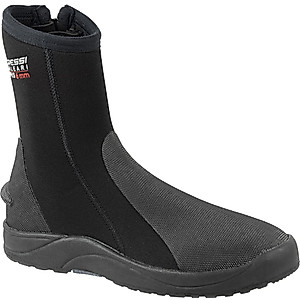 Cressi Standard 6 mm, Black/Black, US Man 10 | US Lady 11