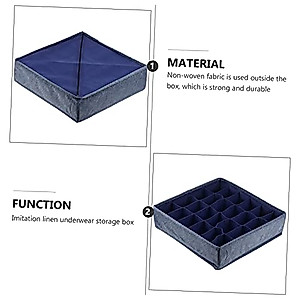 Didiseaon 2pcs Cabinet for Bra Clo Dividers Organizer Capacity Storage Bras Ties Multi-functional Large Compartments Holder Underwear Lingerie Clothes Folding Sock Drawer Supply Collapsible